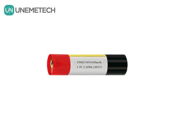 Quality Rechargeable Cylindrical LiPo Battery 13450 3.7V 650mAh for Electronic for sale