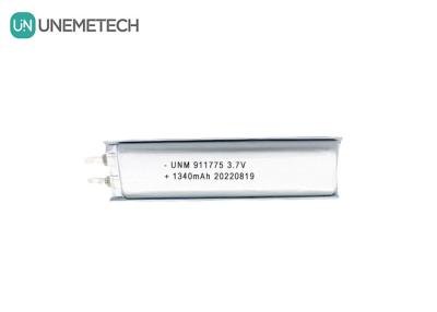 China 3.7V Lipo Rechargeable Batteries 1340mAh Lithium Polymer Battery 911775 for Smart Pen for sale