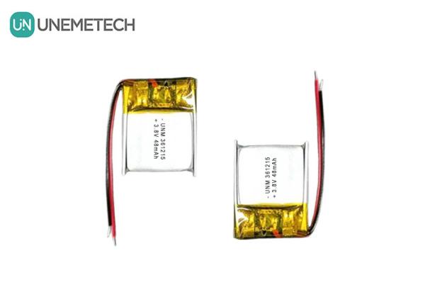 Quality 3.8V 48mAh High Voltage Small Lithium Polymer Battery 361215 for RFID Devices for sale