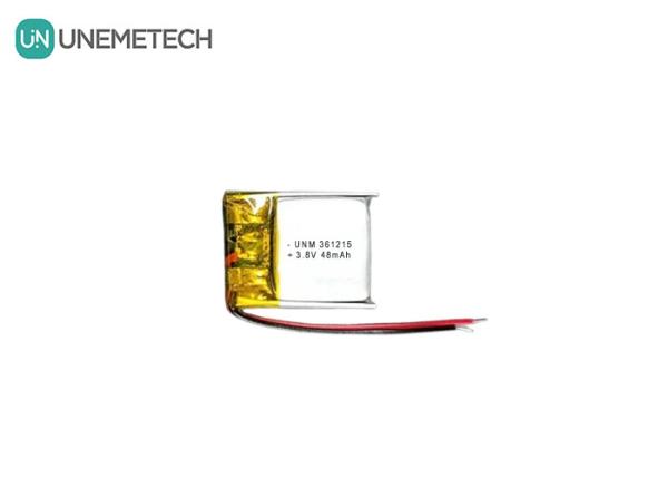 Quality 3.8V 48mAh High Voltage Small Lithium Polymer Battery 361215 for RFID Devices for sale