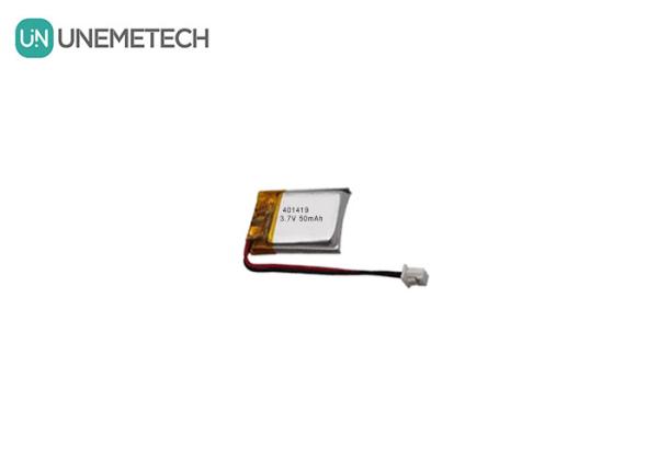 Quality 3.7V 50mAh Small Lithium Polymer Battery 401419 for Small Electronic Devices for sale