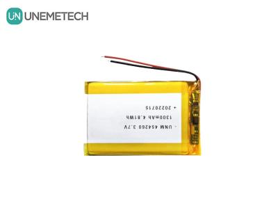 China Lithium Ion Polymer Battery Cell 3.7V 1300mAh 454260 for Soalr Systems for sale