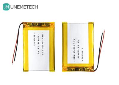 China Lithium Ion Polymer Battery Cell 3.7V 1300mAh 454260 for Soalr Systems for sale