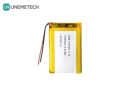 China Lithium Ion Polymer Battery Cell 3.7V 1300mAh 454260 for Soalr Systems for sale