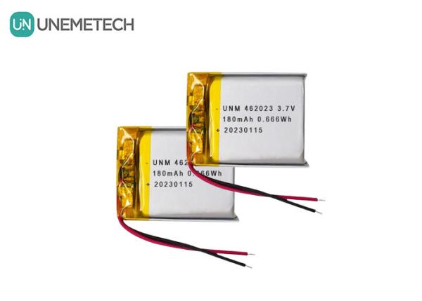 Quality 3.7V 180mAh Li Ion Battery 462023 Lipo Rechargeable Battery Pack for Electronic for sale