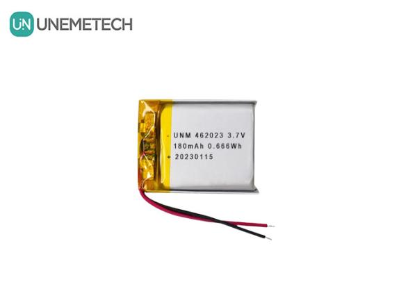 Quality 3.7V 180mAh Li Ion Battery 462023 Lipo Rechargeable Battery Pack for Electronic for sale