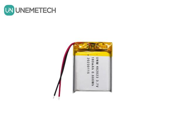 Quality 3.7V 180mAh Li Ion Battery 462023 Lipo Rechargeable Battery Pack for Electronic for sale