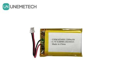 Cina 3.7V 1200mAh batteria al litio polimerico a ricarica rapida 653450 per fotocamere digitali in vendita