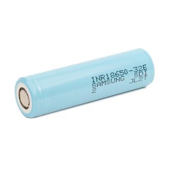 Quality Samsung 32E 18650 3200mAh 6.4A Battery 3.65V Cylindrical Lithium Ion Cell INR18650-32E for sale