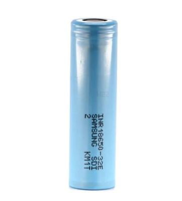 China Samsung 32E 18650 3200mAh 6.4A Bateria 3.65V Célula de íons de lítio cilíndrica INR18650-32E à venda