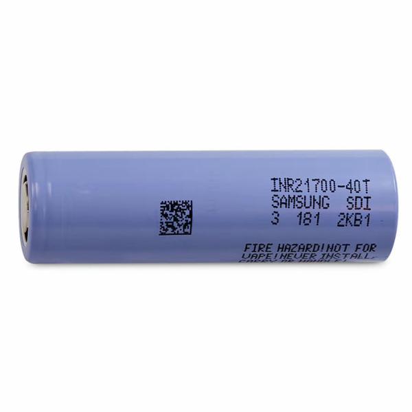 Quality Samsung 40T 21700 4000mAh 35A Battery 3.6V Lithium Ion Battery Cell INR21700-40T for sale