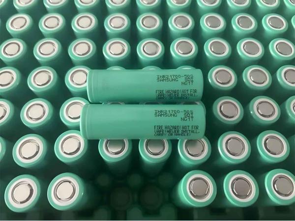 Quality Samsung 50S 21700 Batteries 5000mAh 25A Battery 3.6V Lithium Ion Battery Cell for sale