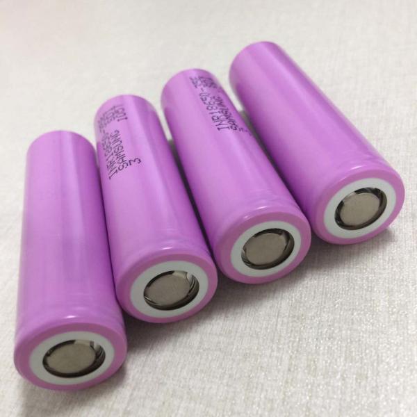 Quality Samsung 35E 18650 Battery 3500mAh 8A 3.6V Cylindrical Lithium Ion Cell INR18650 for sale