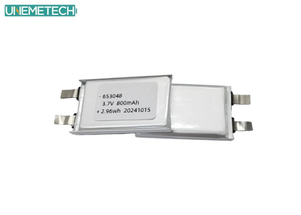 Quality 20C High Discharge Rate 3.7V 800mah Lipo Battery 653048 for RC Airplane for sale
