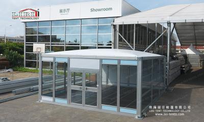 China Inflatable roof square modular cube tent with improved drainage for outdoor trade show event  rental and sales for sale
