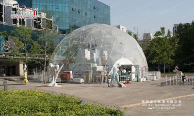 China Transparent half sphere tent geodesic dome tent for sale