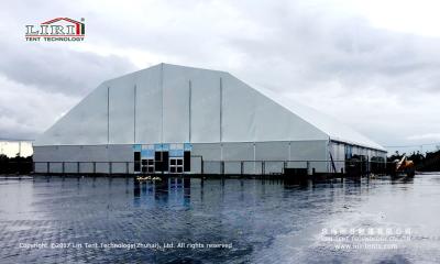 China 50m polygon hanger tent with sandwich walls for exhibitions or warehouse for sale