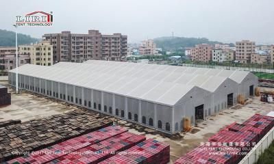 China Grey waterproof flame retardant PVC cover big warehouse tent for storaging for sale