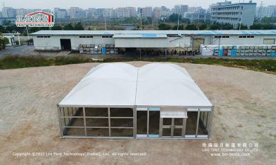 China Customized shape high quality square modular tents for sale for sale