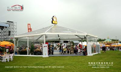 China Transparent roof multi sides tent for outdoor events and parties for sale