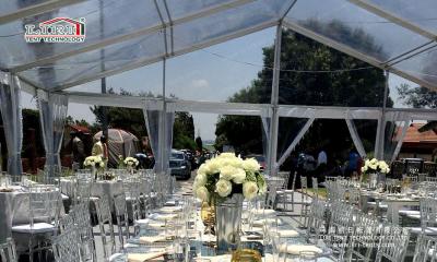 China Romantic transparent marquee tent for 500 people wedding for sale
