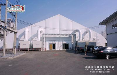China Curved shape big tent with air conditioners for sale