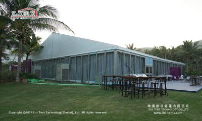China 25m glass marquee tent for 500 people outdoor events for sale