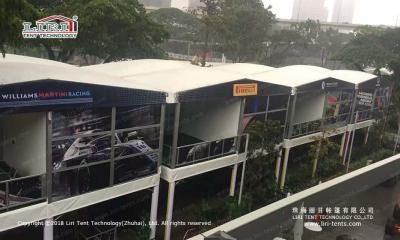 China 10m double decker tent for racing events and VIP lounge for sale