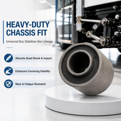 China Universal Coach Stabilizer Bar End Bushing 24*54*47/55mm Heavy Duty Rubber Balance Bar Bushing for Yutong Kinglong Bus Chassis Spare Parts for sale