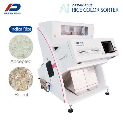 Cina Alta efficienza 2 canali della macchina 160 del selezionatore del riso di RGB dello scivolo in vendita