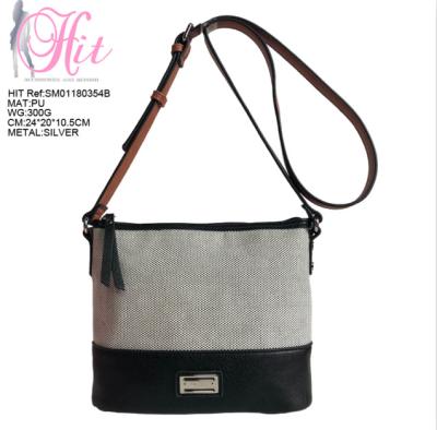 China Wholesale Custom PU leather women hand bags ladies tote shoulder bag ladies handbags for sale