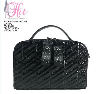 China Wholesale Promotional Fashionable Customized PU Fashion Handbag Tote Bag Leather Hand Bags Women Bag for sale