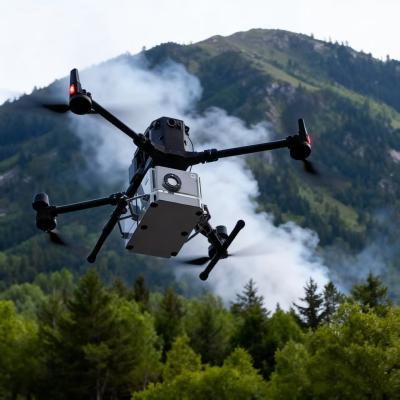 China Integrated Infrared Drone FTIR Gas Detector Telemetry Imager With GPS Module 5 Kilometer for sale