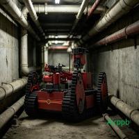 China Explosion Proof Gas Detection Robot with High Definition Image Collection Two Way Voice Communication and Remote Command Control for sale