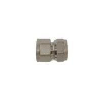 Quality Thread ISO228 Brass Compression Fittings 16mm Female Straight Union for sale