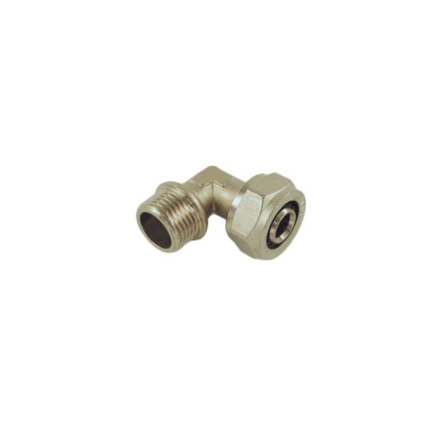 Quality CE Certifcation Compression Pipe Fittings 90 Degree Elbow Male Thread for sale