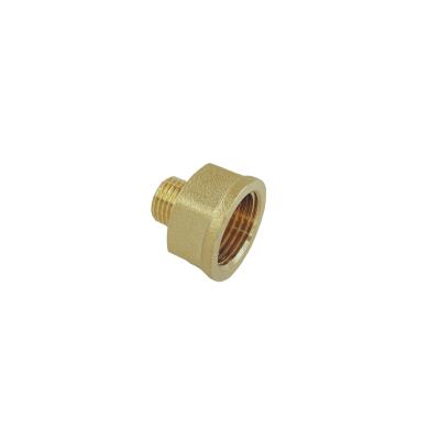 China DIN EN 10226-1 Thread Brass Pipe Fittings Brass Reducing Socket F/M for sale