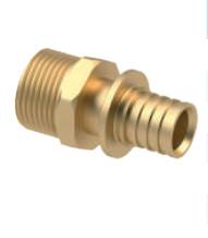 China Brass Coupling Male Thread connection fittings for sale