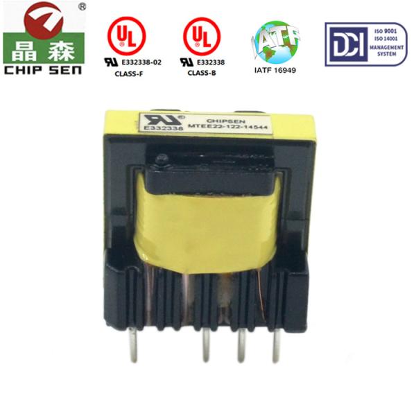 Quality Mini High Frequency Step up Transformers EE22 Electric Fence Transformer Copper for sale