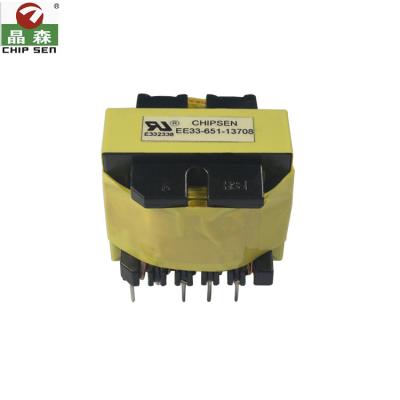 China High Frequency EE33 Switch Transformer Neon Sign Audio 380V Output Voltage 240V Input Voltage Step Down Electrical Transformer for sale