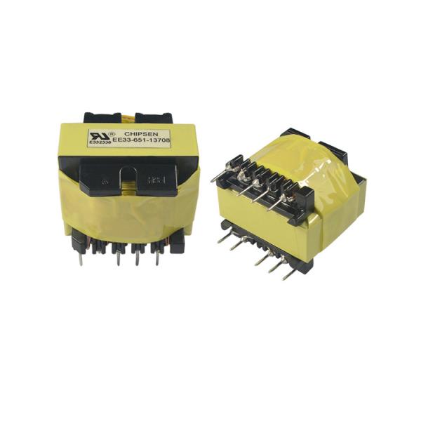 Quality High Frequency Stepdown Transformers Power Transformers for 120V Input Voltage and EE33 Custom 220v to 24v Transformer Coil for sale