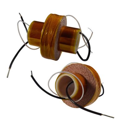 China UL NO. E332338 Yellow High Frequency Step up Transformer Coil Toroidal Power Inductors Air Coil Inductors High Voltage Coil for sale