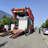 China SPEO 60-Ton Straddle Carrier Truck for Container Handling in Industrial Yards and Ports for sale