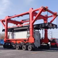 China 60T Diesel Straddle Carrier for Heavy Loads - 60 Ton Capacity Container Handling Equipment for sale