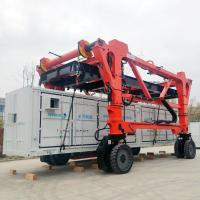 China 80T Diesel Straddle Carrier for Heavy Container Handling - 80 Ton Capacity Industrial Material Handling Equipment for sale