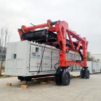China 80T Diesel Straddle Carrier for Heavy Container Handling - 80 Ton Capacity Industrial Material Handling Equipment for sale