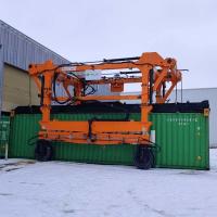 China 35T Straddle Carrier Crane for Container Handling - 60 Ton Capacity, Diesel Powered Mobile Crane for sale