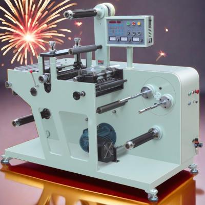 China 120m/min Rewindera de cortador de etiquetas Máquina de corte de papel estrecho Min.Ancho de corte 16mm torreta de retroceso 1/1.5/40mm eje de aire en venta