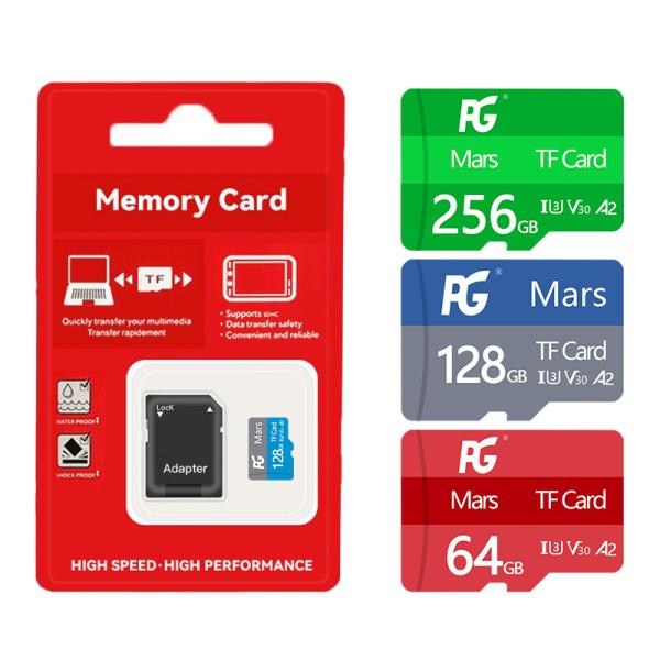 Quality Industrial Grade TF Card 100% Original SD Memory Card 128GB TF SD Cards A1A2 Ultra Class 10 U1 U3 Memory Cards Wholesale Price TF Card 32GB 64GB 256GB for sale