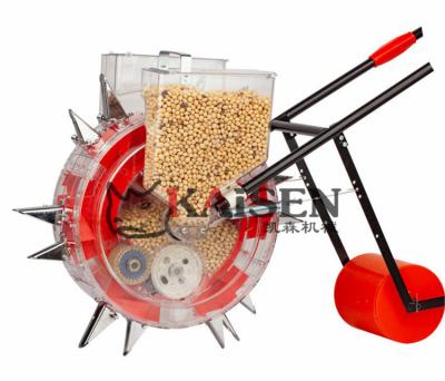 China Double Barrel Seeder Hand Corn Seeder/Planter/Drill Machine for Seeds and Fertlizer +86-18006107858 for sale